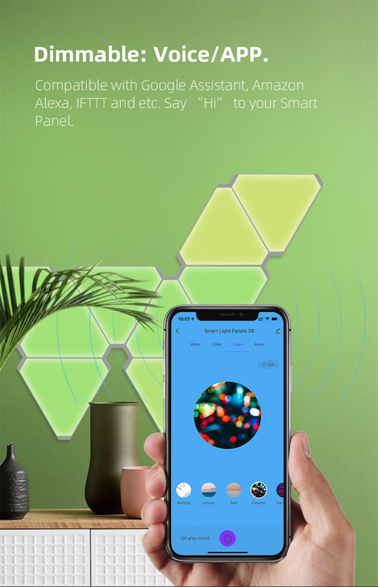 Colorful Home LED Lighting DIY Design RGB IC Control Kit with APP Magic ...